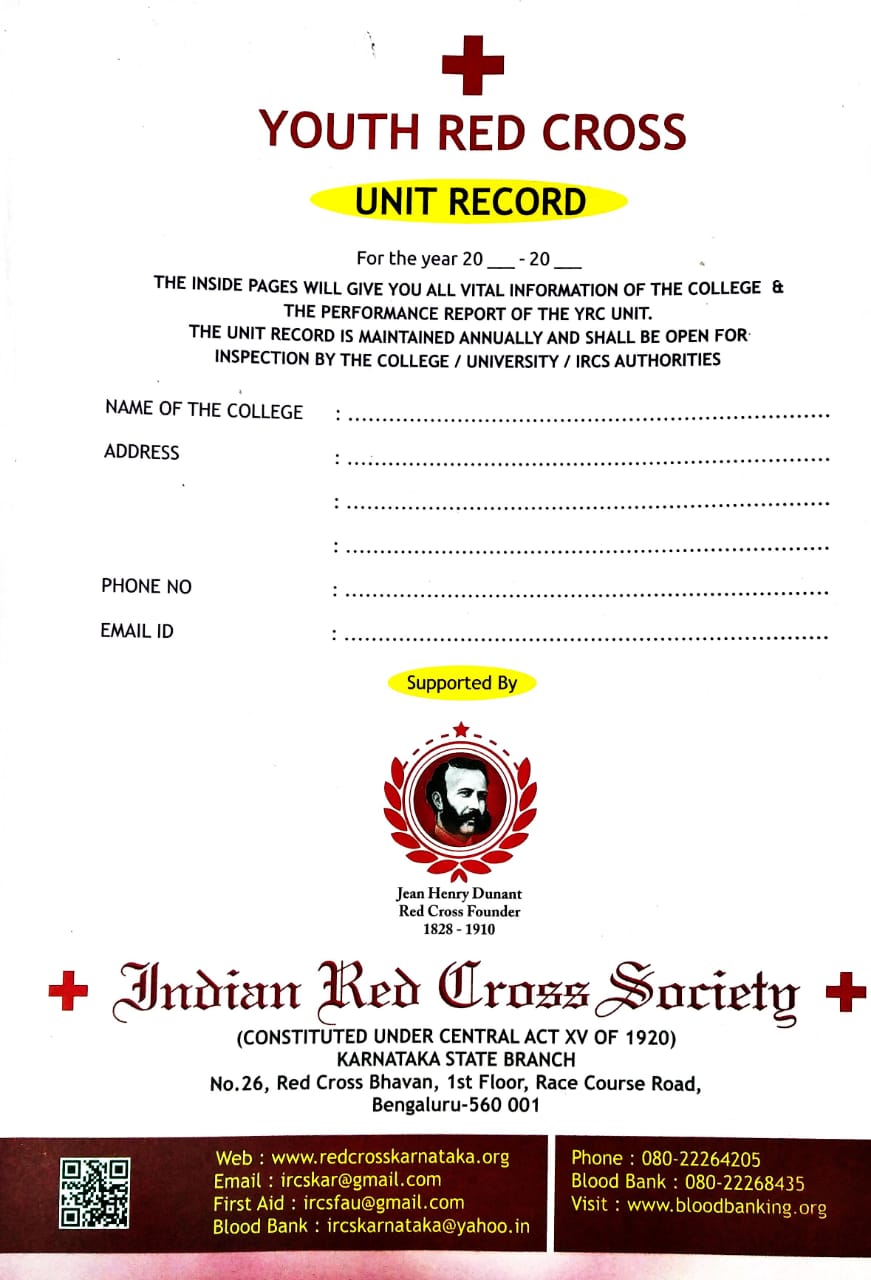 Youth Red Cross – Redcross Karnataka